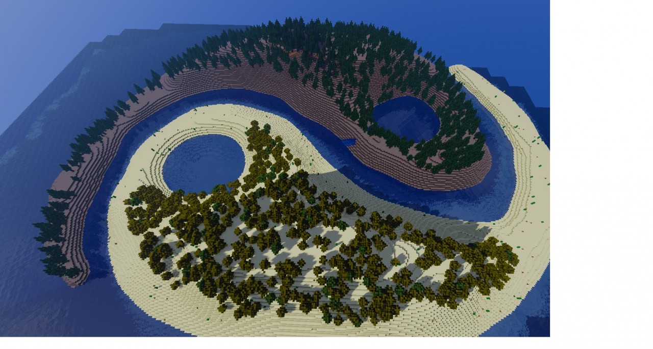 Yin Yang island by k3fjux Minecraft Map