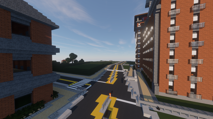 Realistic modern city Minecraft Map