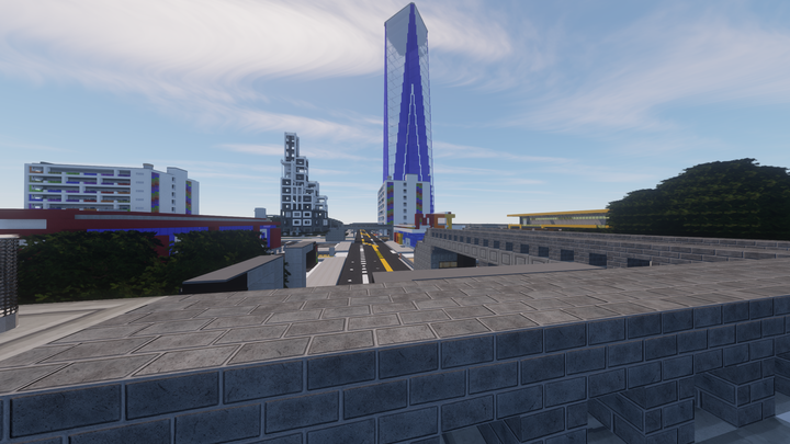 Realistic modern city Minecraft Map