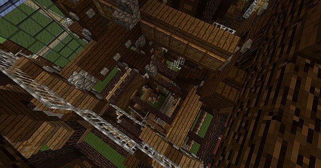 Umbridge Arc Steampunk Factory and Late Medieval Village (server plot) Minecraft Map