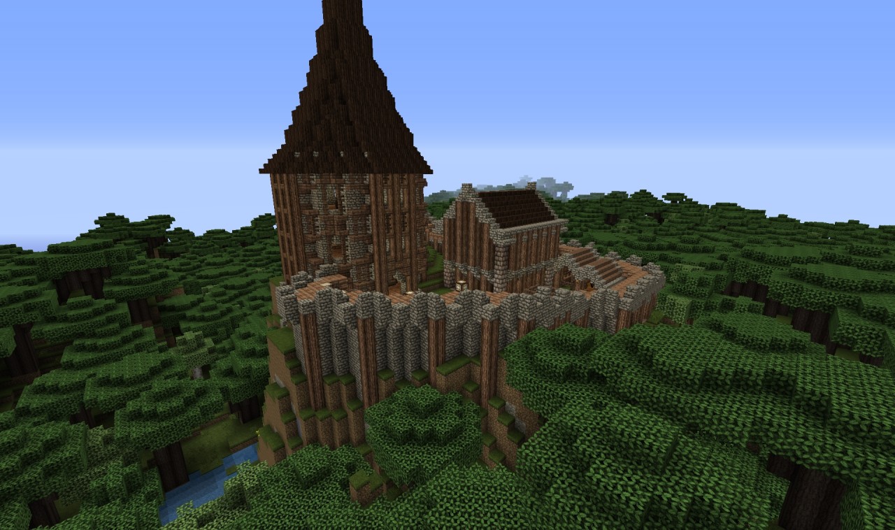Small Forest Castle Minecraft Map