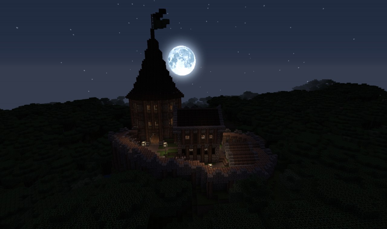 Small Forest Castle Minecraft Map