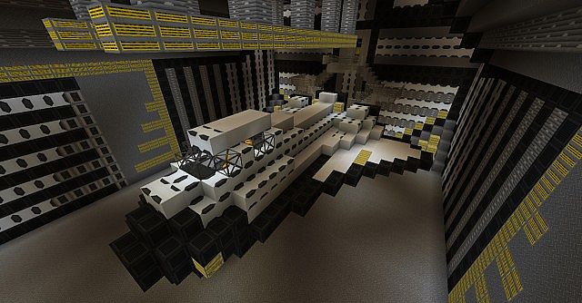 Araknie giant space station/spaceship - almost 2000 blocks long ...