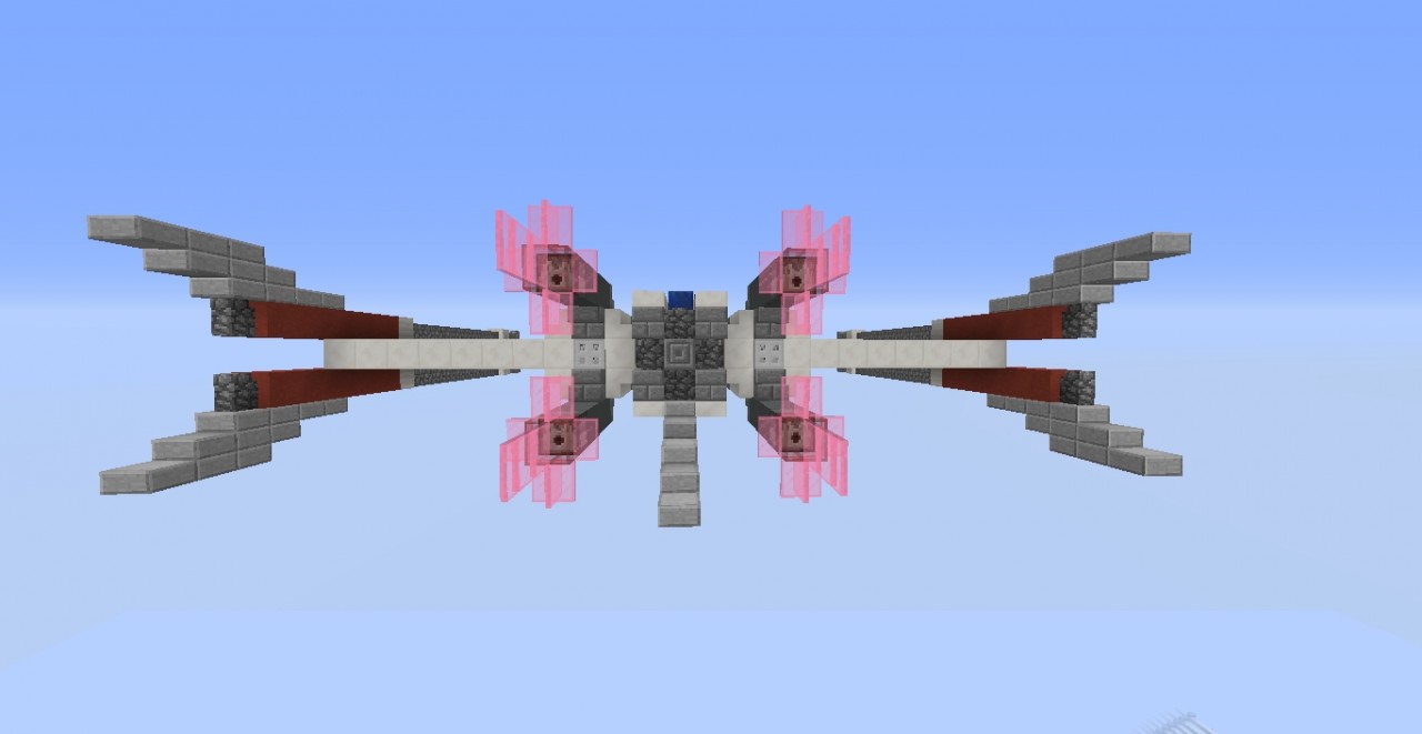 Ultimate Upgrade X-Wing Starfighter Minecraft Map