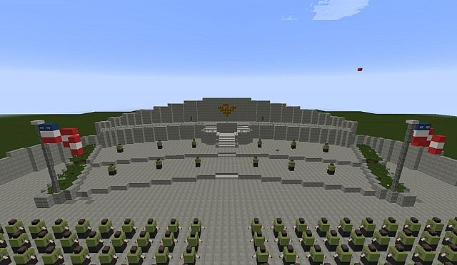 Place for Speeches, Military Minecraft Map