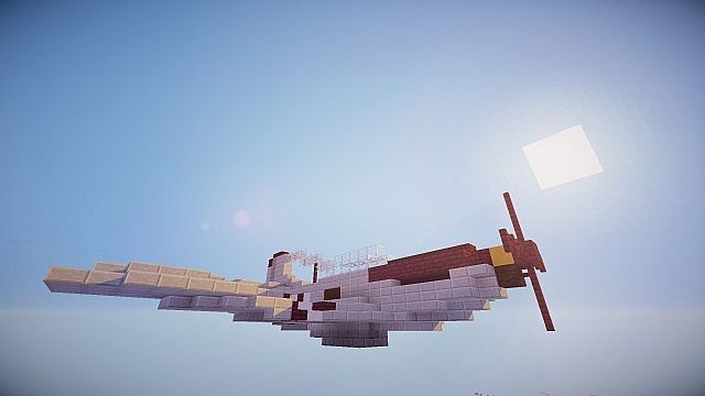 P-51 Mustang [3:1 Scale] Minecraft Map