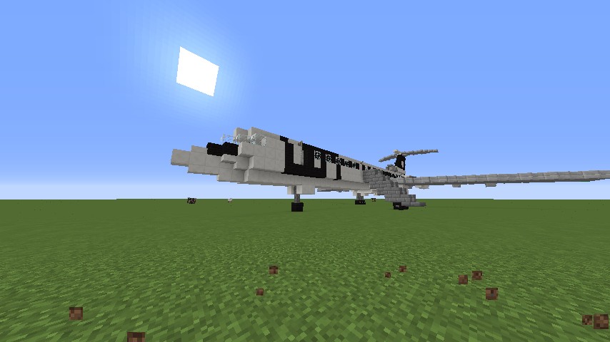 Tu-154 Minecraft Map