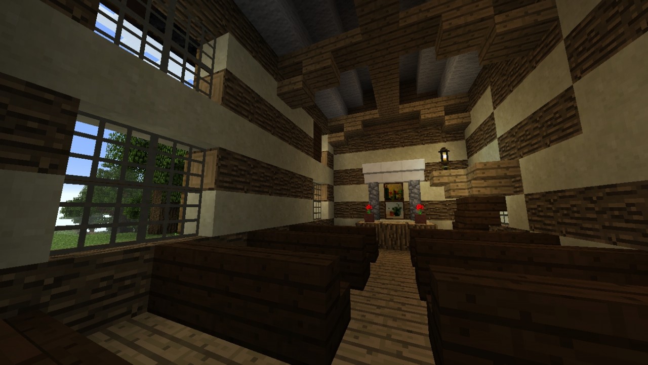 St. Patricks Roman Catholic Church, Cowansville, Pennsylvania Minecraft Map