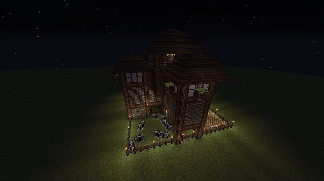 Medieval inspired Tower/Farm House Minecraft Map