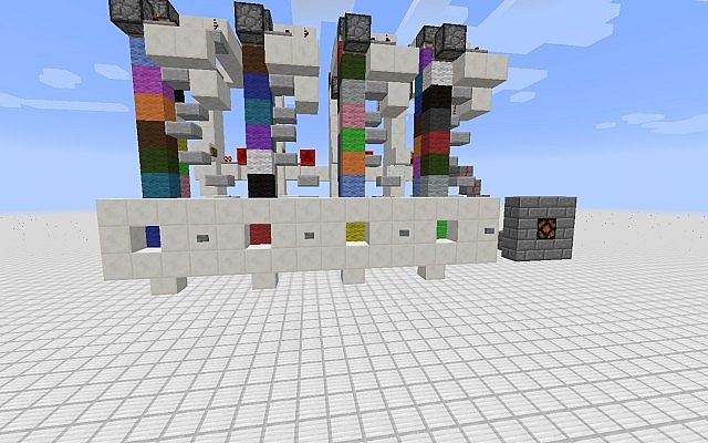 Minecraft Stackable Colour Combonation Lock 1.8 Minecraft Map