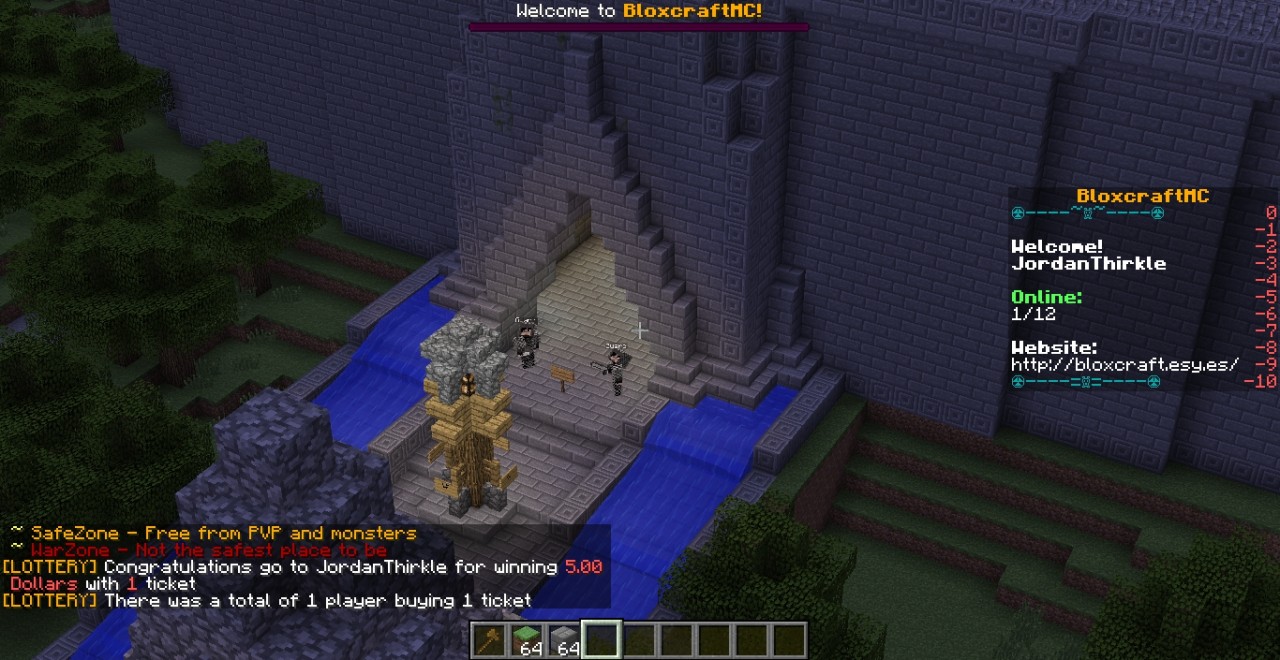 Bloxcraft - Towny - SkyWars - Survival Games - BlockParty - MiniGames ...