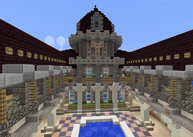 Elit medieval Bathhouse Minecraft Map