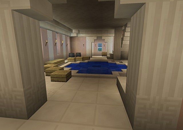 Elit medieval Bathhouse Minecraft Map