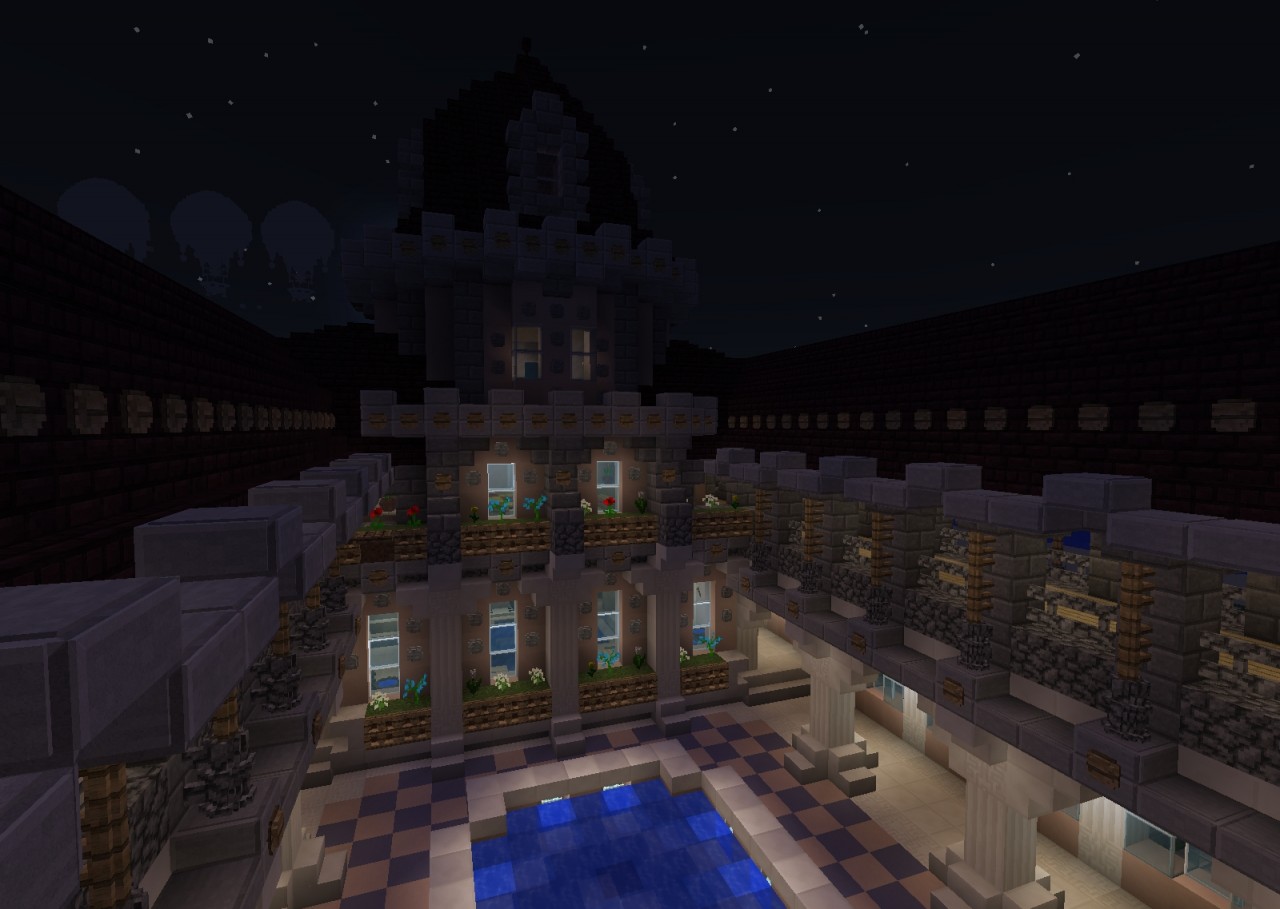 Elit medieval Bathhouse Minecraft Map