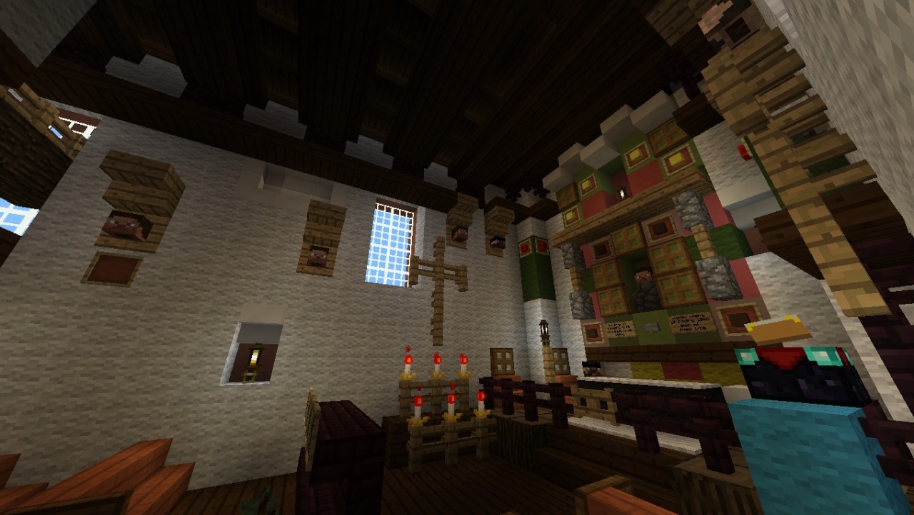 Mission San Miguel, Santa Fe, New Mexico, Minecraft Map