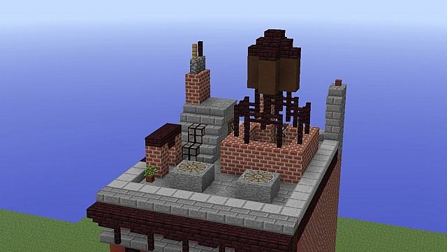 19. Century New York City style 5 Storey Tenement house Minecraft Map