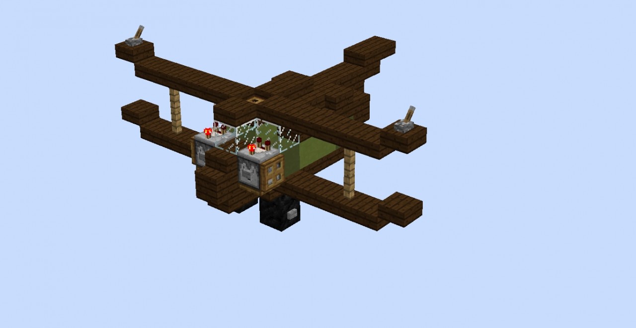 Limewood Biplane Minecraft Map