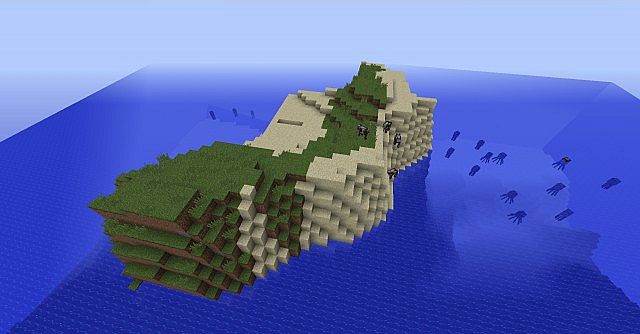 Built Up Island Survival Minecraft Map