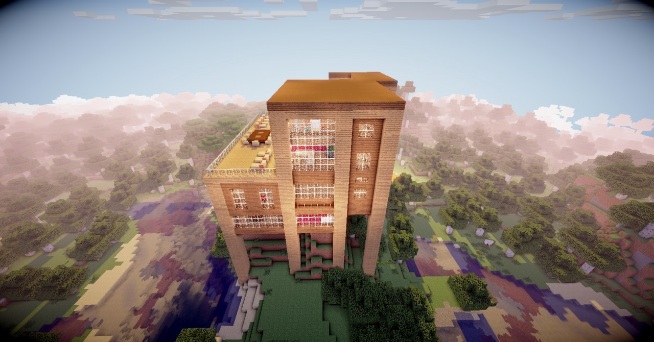 Modern Wooden House || Casa Moderna de Maderna Minecraft Map