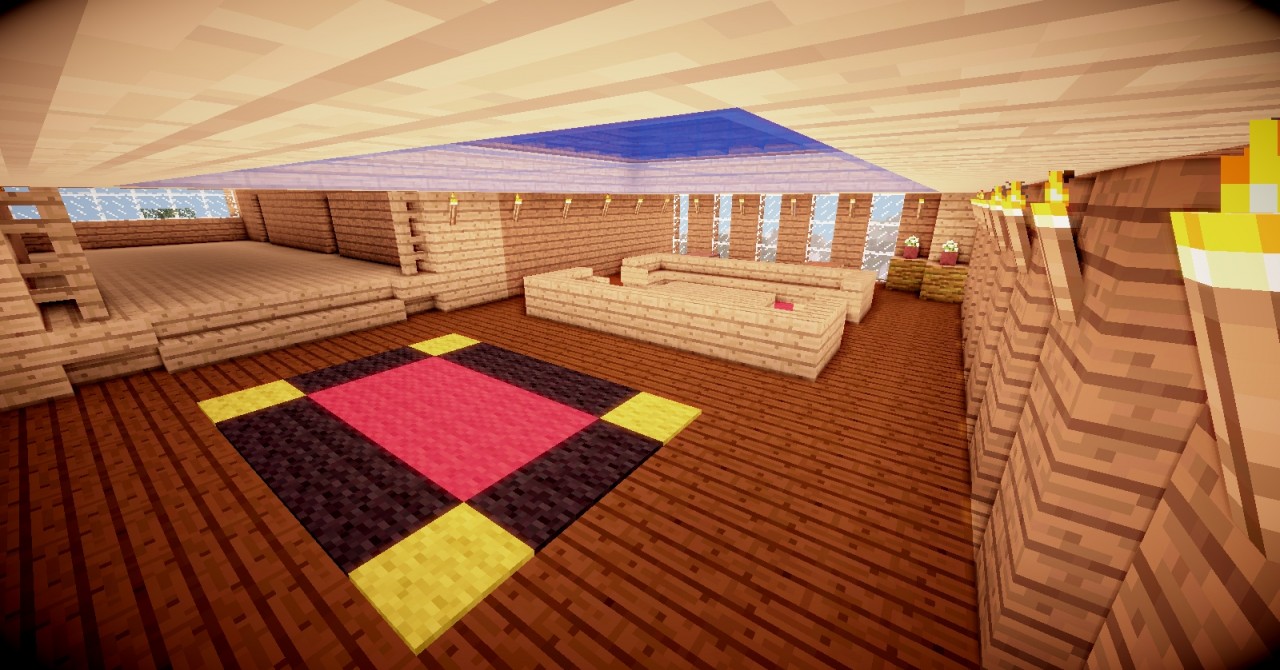 Modern Wooden House || Casa Moderna de Maderna Minecraft Map
