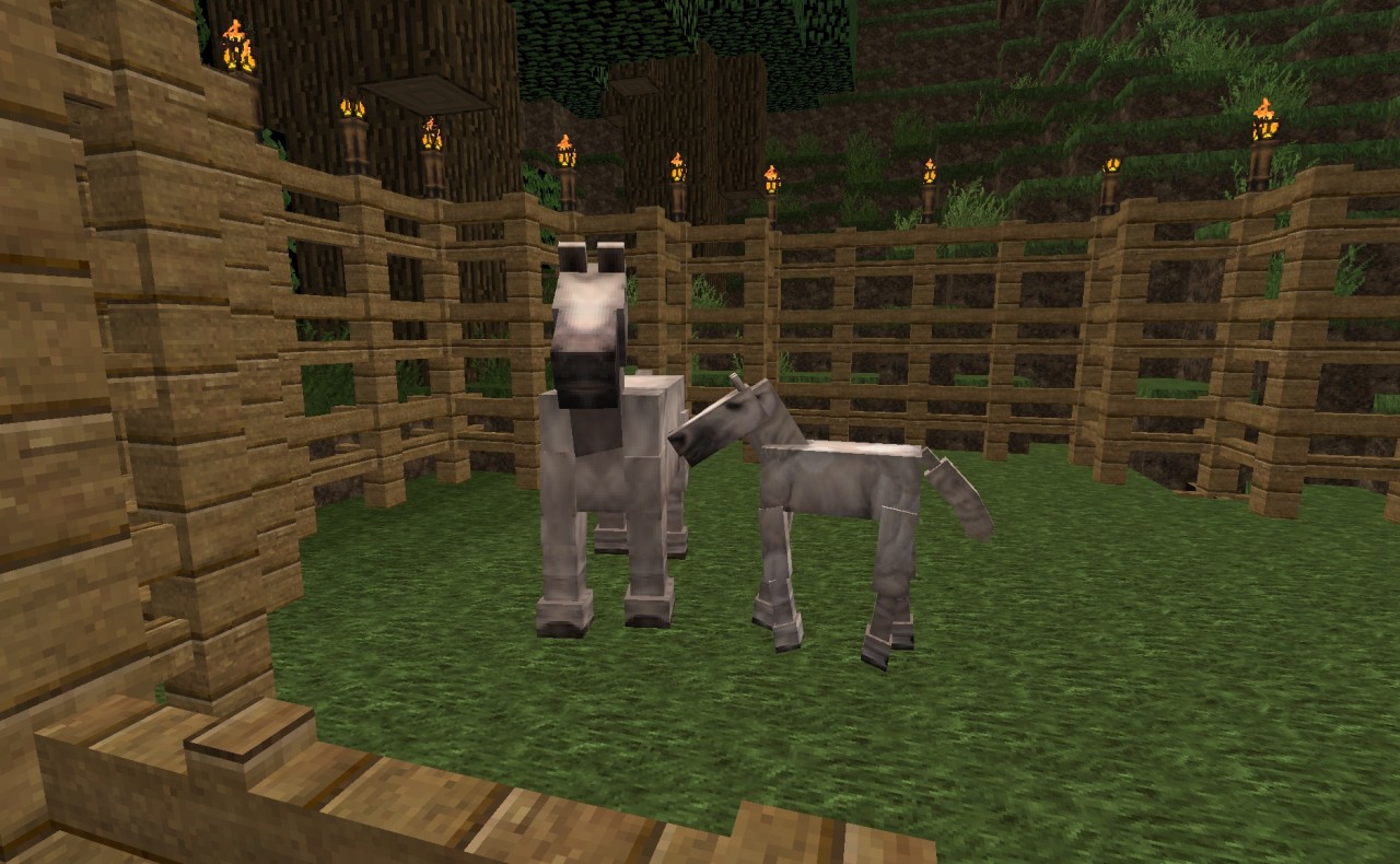 Beautiful Horse Ranch Minecraft Map