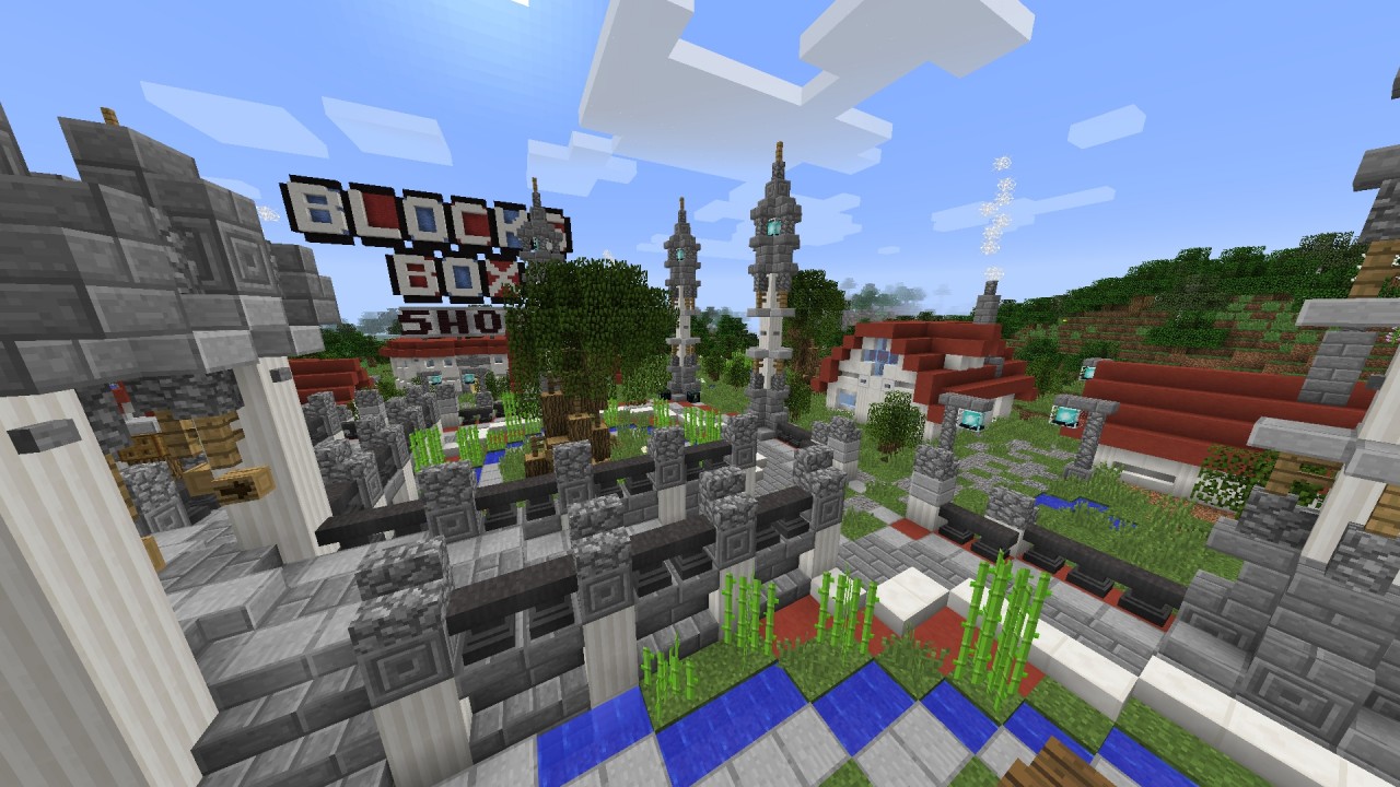 Small Pokemon Themed Spawn (commission) Minecraft Map