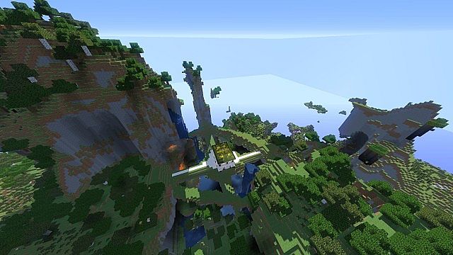 Mouintain House Minecraft Map