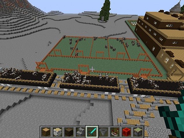 Wild west goes industrial. Minecraft Map