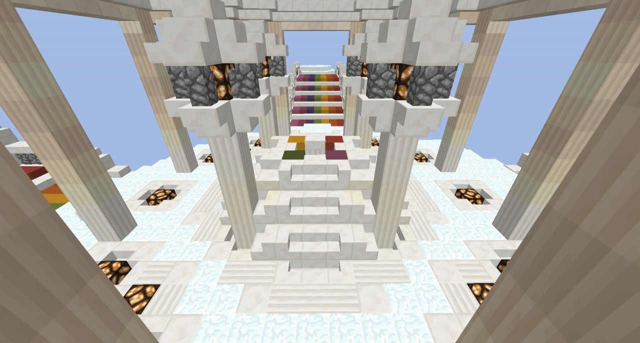 -=Rainbow Spawn=- Minecraft Map