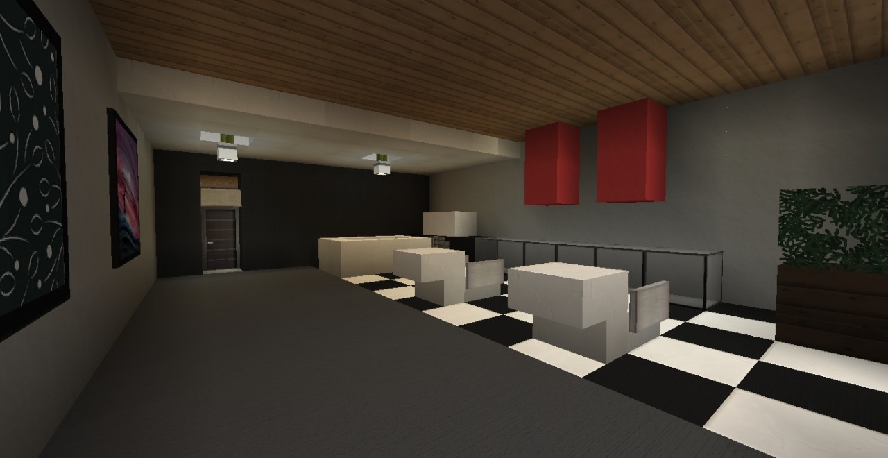 Modern Barber Shop Minecraft Project