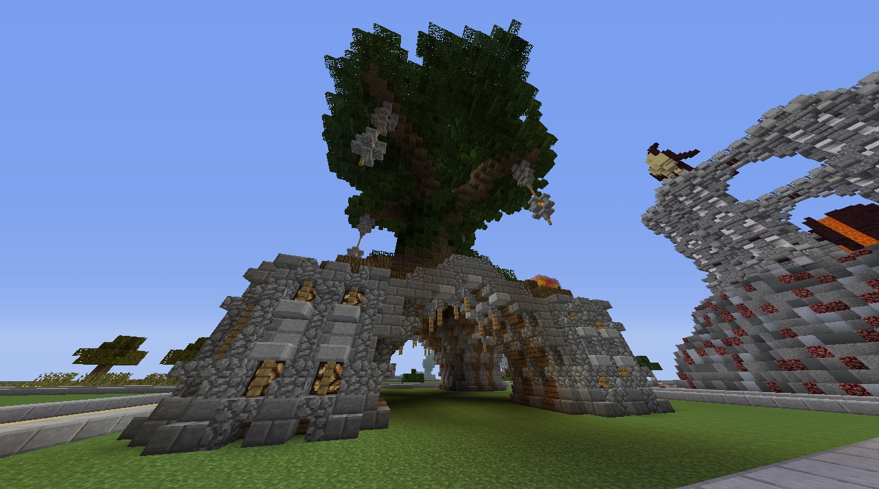 Center of new Hub Minecraft Map