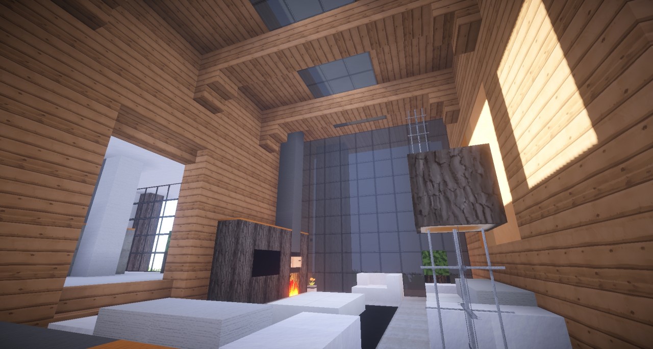 Modern Pine Forest House | WoK Minecraft Map