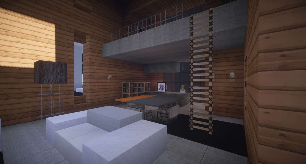 Modern Pine Forest House | WoK Minecraft Map