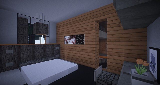 Modern Pine Forest House | WoK Minecraft Map