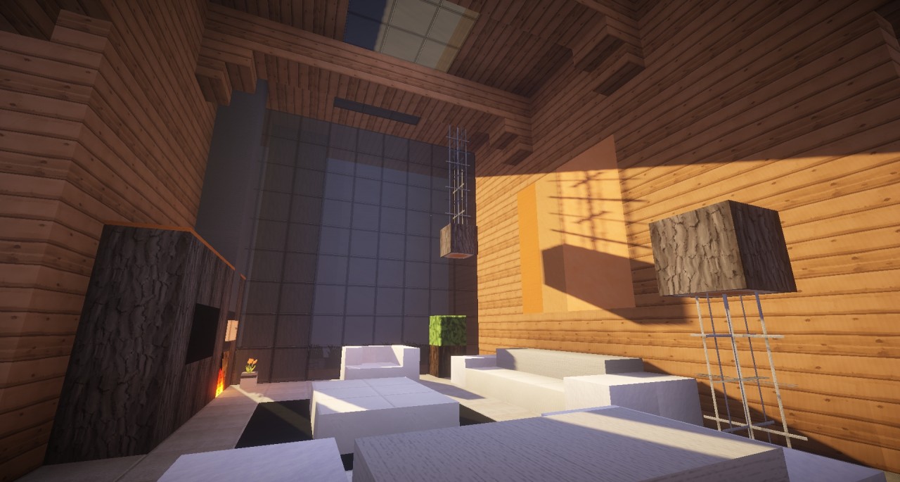 Modern Pine Forest House | WoK Minecraft Map