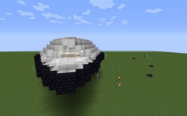 Warframe Tenno ship Minecraft Map