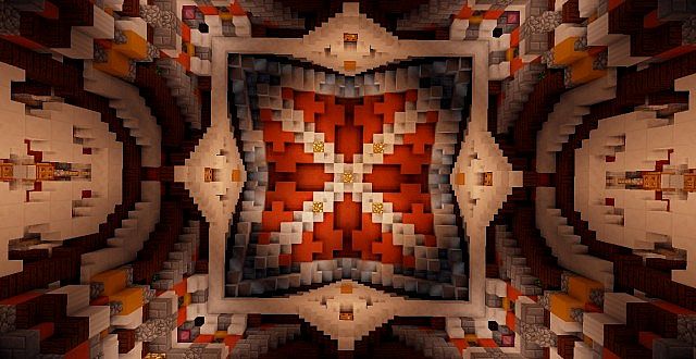 Aerium- A small spawn temple Minecraft Map