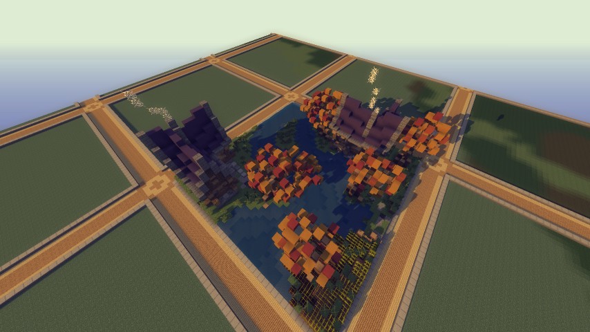 Tiny Autumn Settlement Minecraft Map