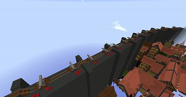 Improved Shiganshina Minecraft Map