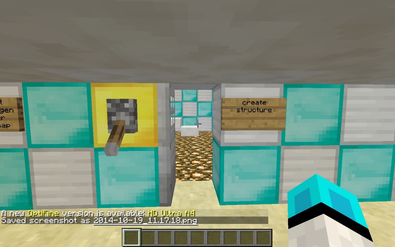 Structure generator and deleter Minecraft Map