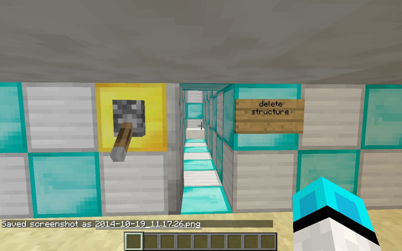 Structure generator and deleter Minecraft Map