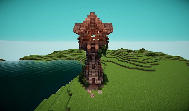 Small Medival Watch Tower Minecraft Project