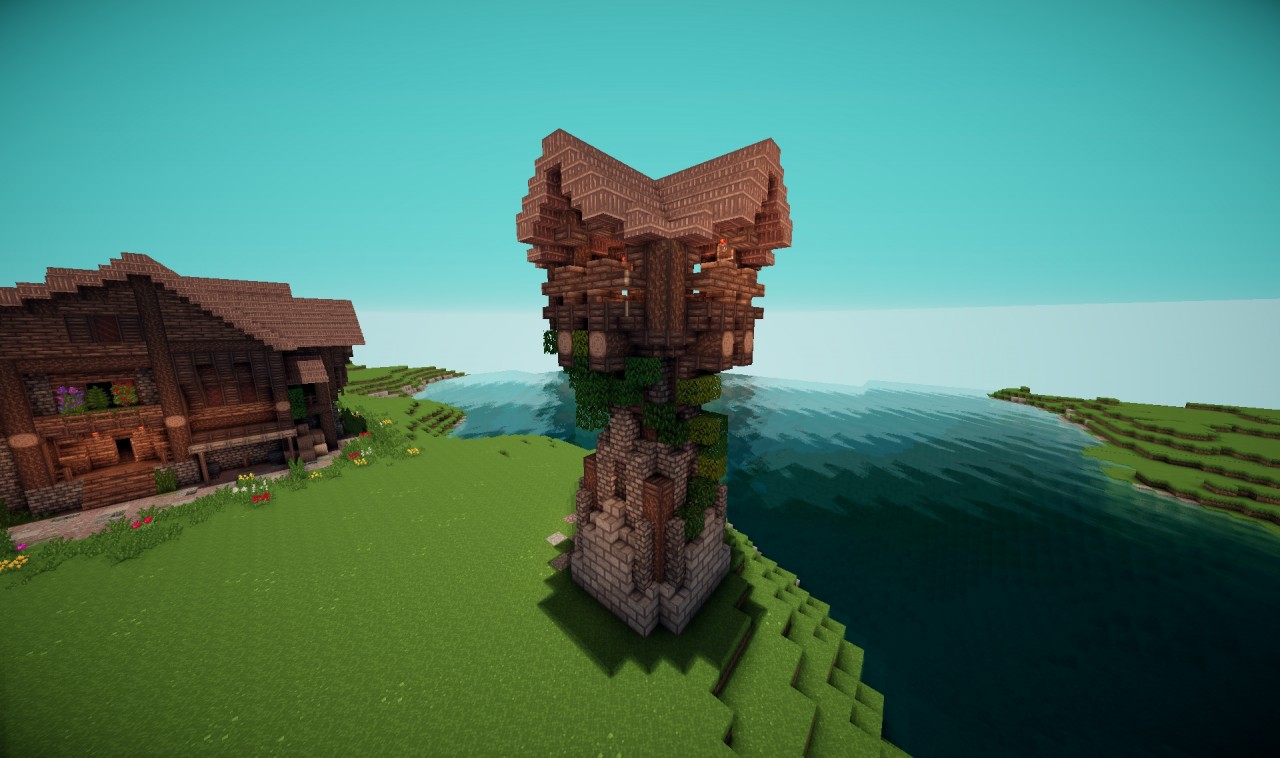 Small Medival Watch Tower Minecraft Map