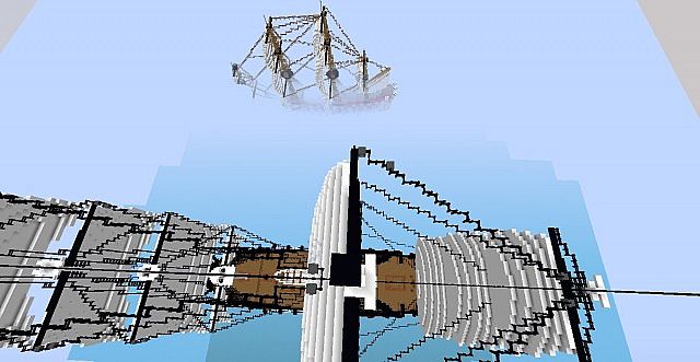 USS constitution Minecraft Map