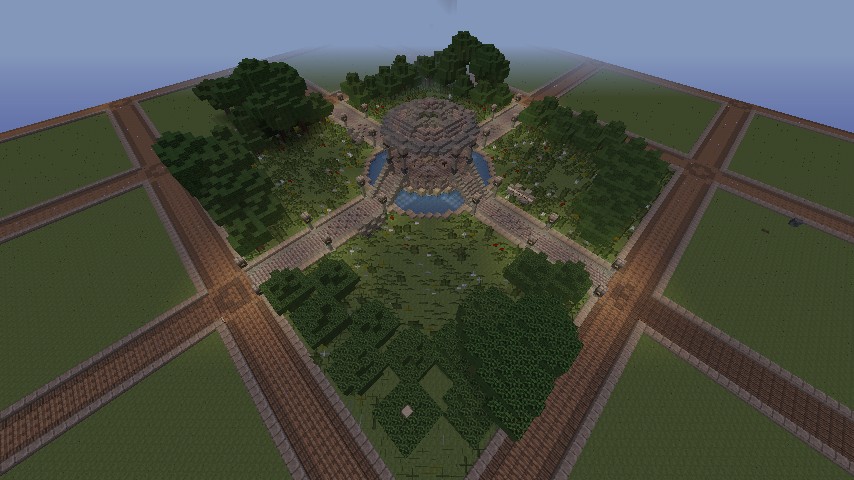 Hypercraft Creative spawn Minecraft Map