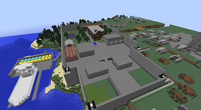 Military-Base Minecraft Map