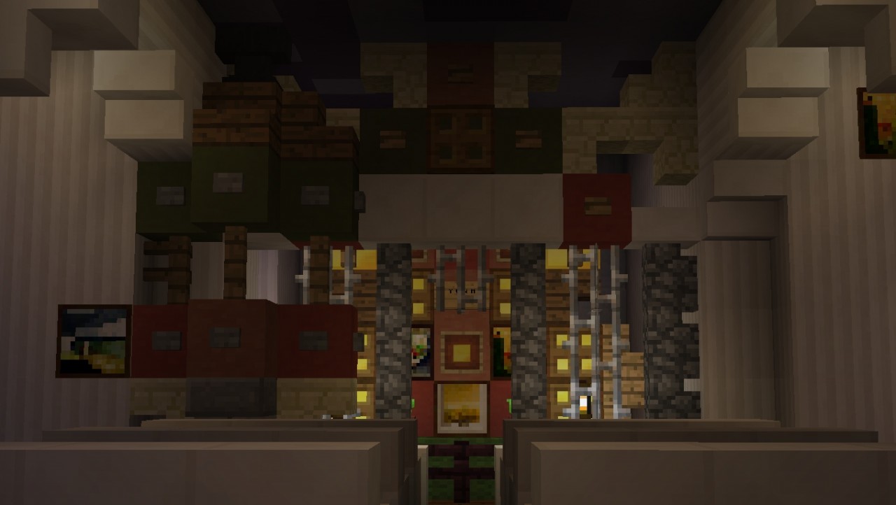 Fluberg Kirke, Fluberg, Oppland, Østlandet, Norway Minecraft Map