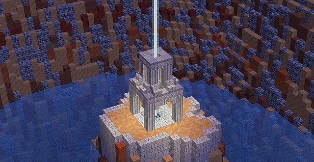 The Moon Temple Minecraft Map