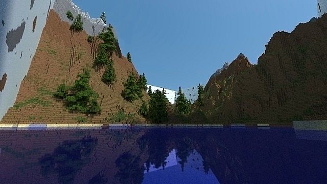 Realistic Mountains Minecraft Map