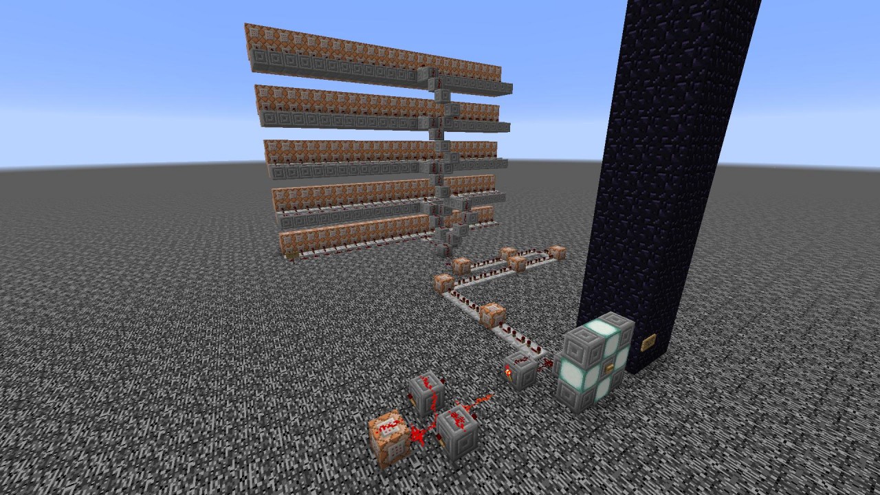 TNT Cannon that shoots you 22.000 blocks up. Minecraft Map
